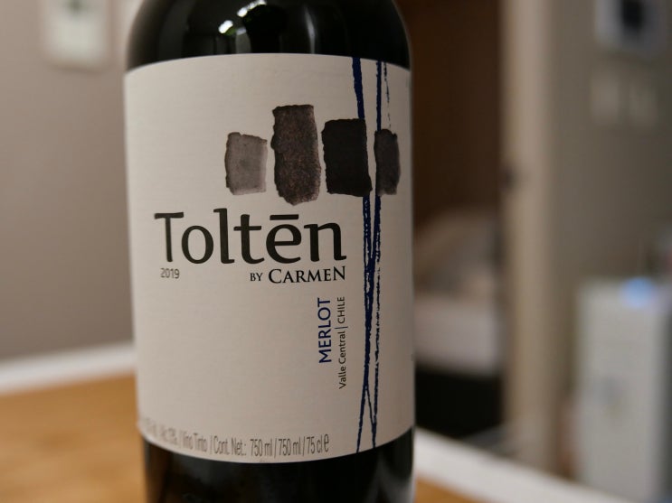 칠레 와인_2019 Tolten BY CARMEN MERLOT 카르멘 톨텐 멜롯 : 네이버 블로그