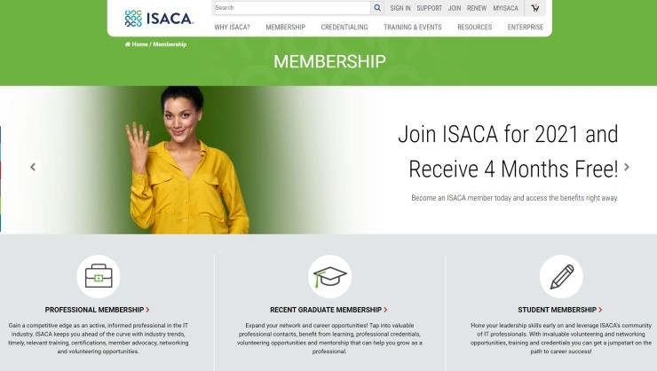 [CISA] ISACA 회원 가입하기 및 시험 신청 - Recent Graduate Membership : 네이버 블로그