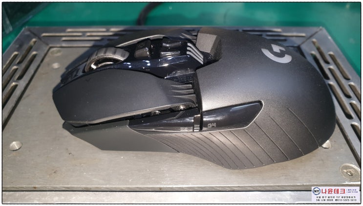 2020경자년 첫작업 로지텍g903마우스 음료수 유입 더블클릭 증상수리 입니다..logitech g g903 logitech ...