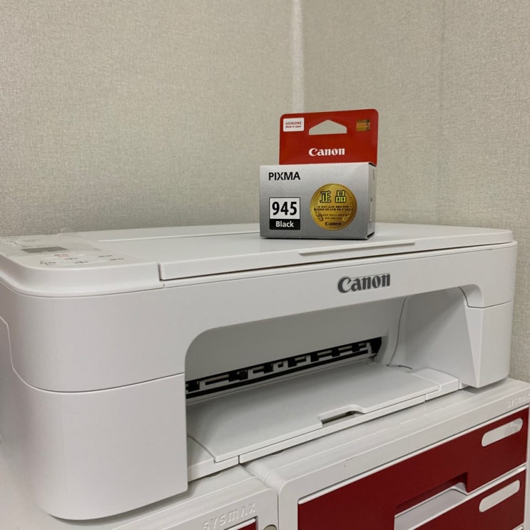 캐논 프린터 TS3100 잉크 카트리지 교체하기 : 네이버 블로그