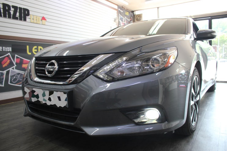 닛산 알티마 안개등 LED (파워타입) 교체 _CARZIP 카집 : 네이버 블로그