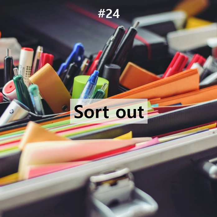 [꿀영어표현] sort out 정리하다, 해결하다 : 네이버 블로그