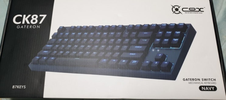 류부의 리뷰 - cox ck87 키보드 : 네이버 블로그