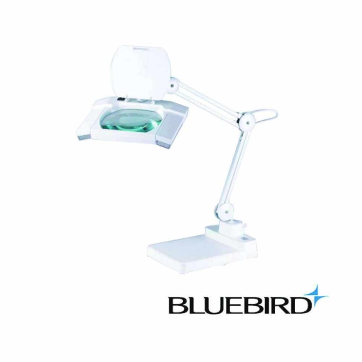 BLUEBIRD AEK1683957 블루버드 LED 조명확대경 5배율 스탠드형 BDL5 실험현미경 LED확대경 탁상용확대경 ...