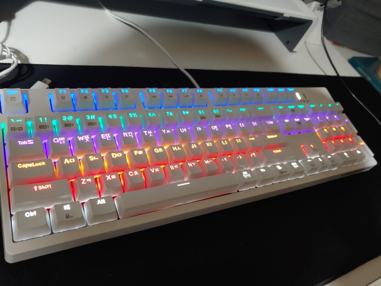 청축키보드 APKO의 K660 사용 후기, 기계식 게이밍 키보드 추천 : 네이버 블로그