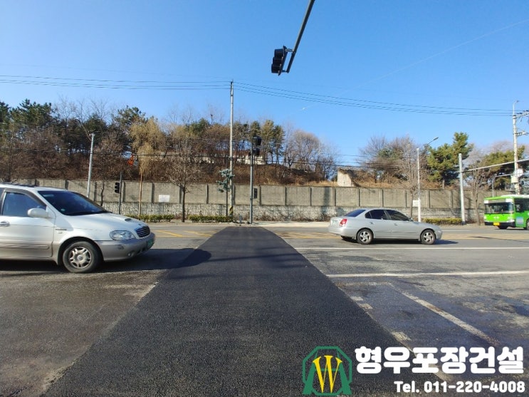 인천아스팔트포장 6차선 도로 복구 위험해도 확실하게 네이버 블로그