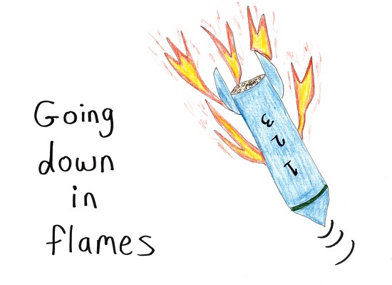 "Go down in flames" - "파멸하다" : 네이버 블로그