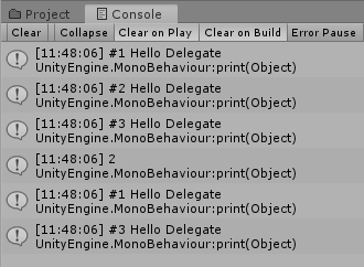 [Unity C#] 델리게이트(Delegate) : 네이버 블로그