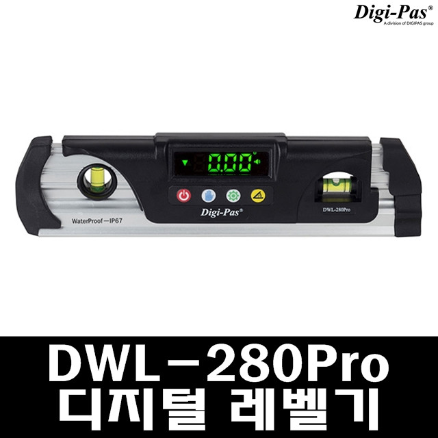 [Digi-Pas] DWL-280Pro 디지털 레벨기 수평계 자석내장 미니 측정공구 : 네이버 블로그