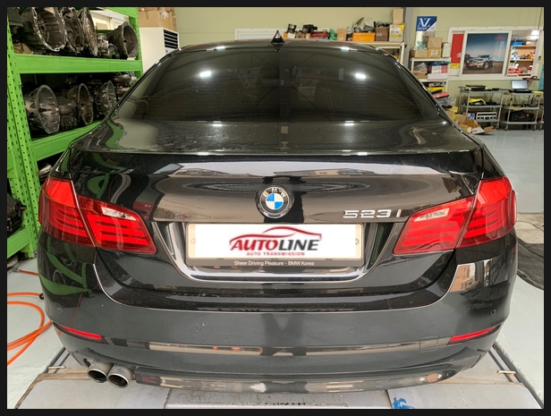 BMW 523i ZF8단변속기 "미션수리잘하는집" 오토라인에서 점검받자 : 네이버 블로그