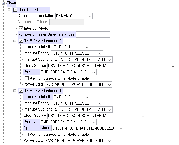 [PIC32 Harmony] Timer Driver : 네이버 블로그