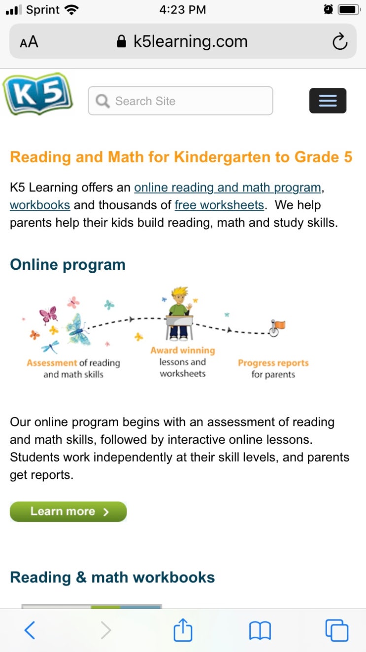 미국초등수학과정, 영어로 공부하기 - k5learning.com : 네이버 블로그