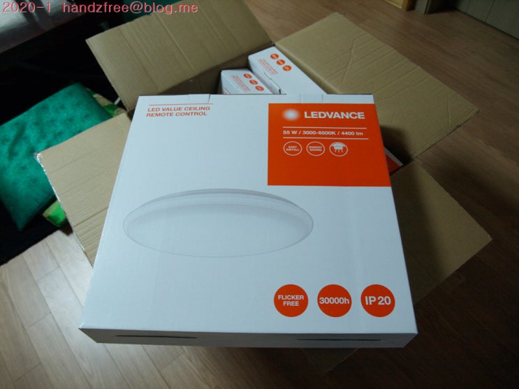 LEDVANCE 오스람 LED 리모콘 천정등(LEDVL REMOTE CEILING 55WC) 구매 및 설치. : 네이버 블로그