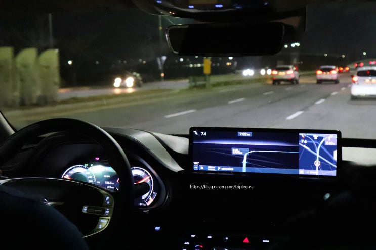 제네시스 GV80 3.0 디젤 5인승 시승기 + HDA2 차선변경하기 : 네이버 블로그