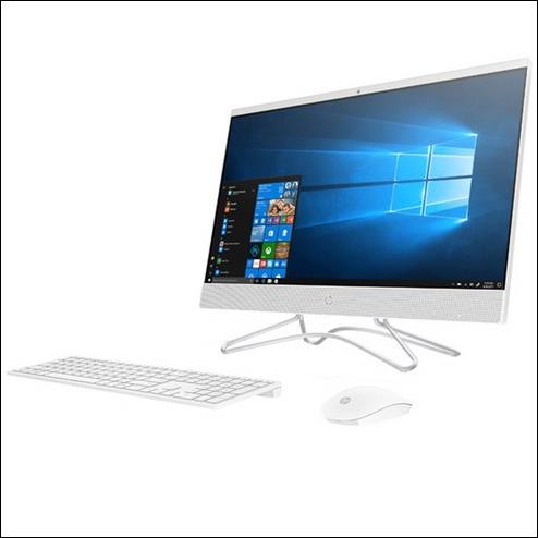 HP 일체형 올인원 PC 24-F0134KR (9세대 i3 SSD 256GB 4G WIN10 Full HD IPS) + 무선 ...