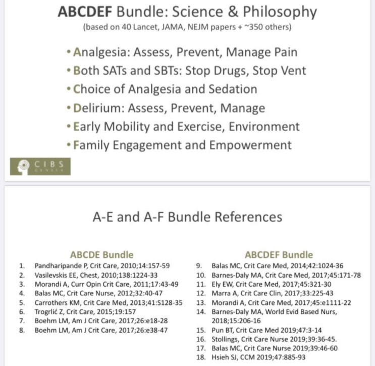 ABCDEF Bundle element by.미국중환자의학회 : 네이버 블로그