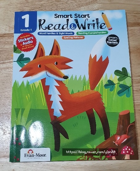 엄마와 함께 하는 영어 홈스쿨링 교재 :: 에반 무어 Smart Start Read & Write Grade 1 : 네이버 블로그