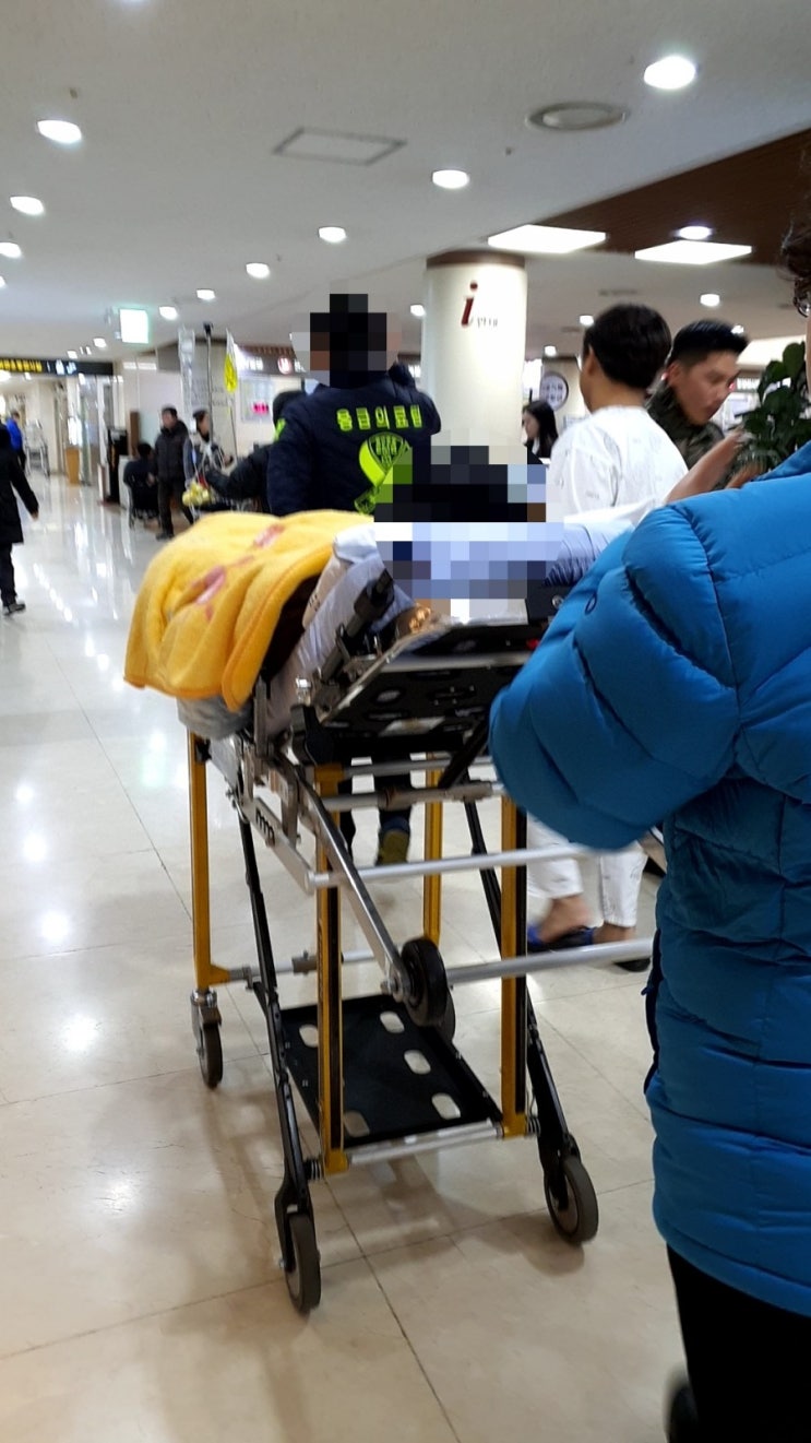 2년 전 오늘 《구급차 이용》서초 참요양 병원에서 아산병원 욕창치료를 위해 이송해드렸습니다 네이버 블로그