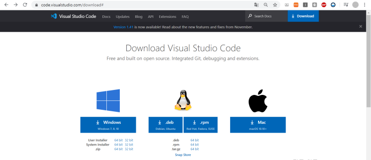 1.3 [Python] Visual Studio Code 설치하고 파이썬 연동하기 : 네이버 블로그
