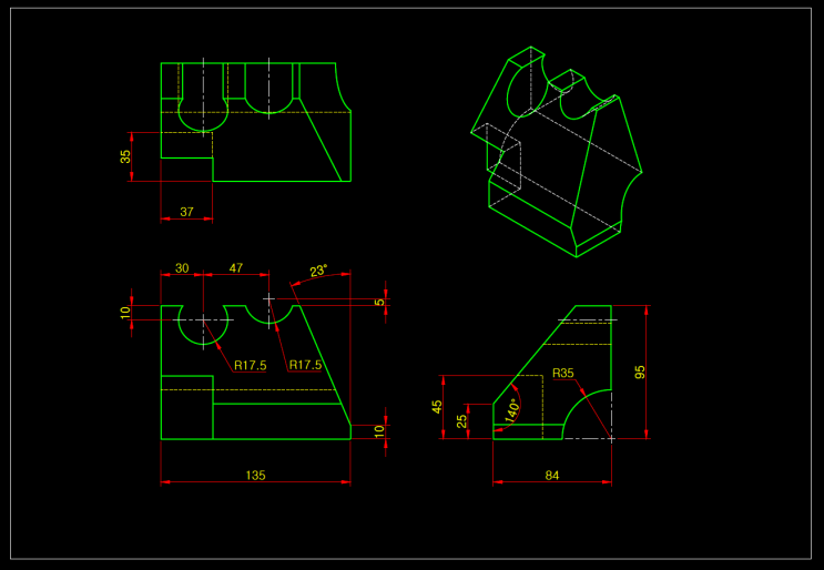 오토캐드autocad Cad 실무능력평가 Cat2급구 Atc 2급 13강 네이버 블로그