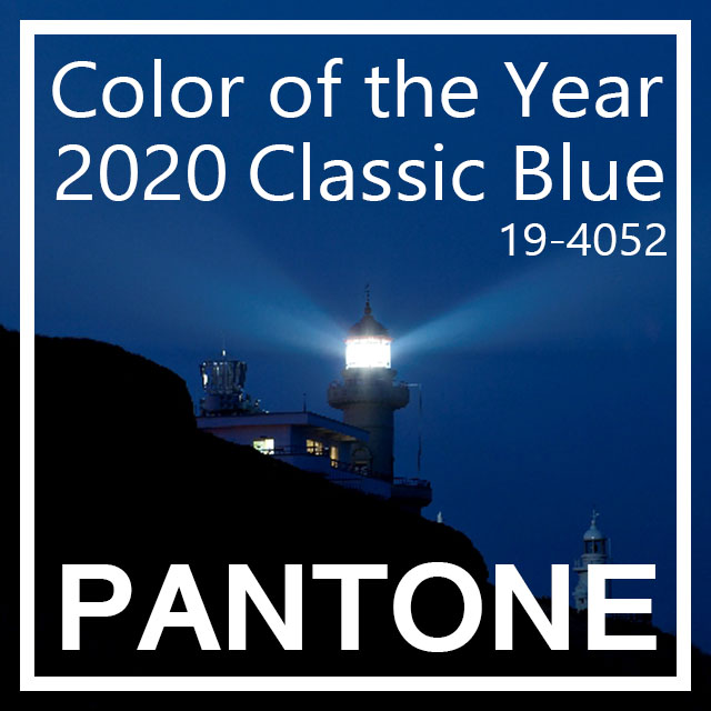 올해의 컬러 2020 클래식 블루 팬톤 Color of the Year 2020 - Classic Blue 19-4052 ...