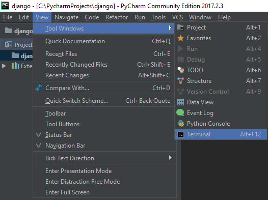 Pycharm과 Django(장고) 사용하기 : 네이버 블로그