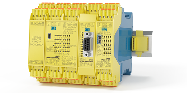 4차산업의 발달로 인간과로봇이 같은 공간에서 공존하는 경우가 증가하고 자동화된기계의 안전한 동작위해 출시된 WEG의 안전기능 ...