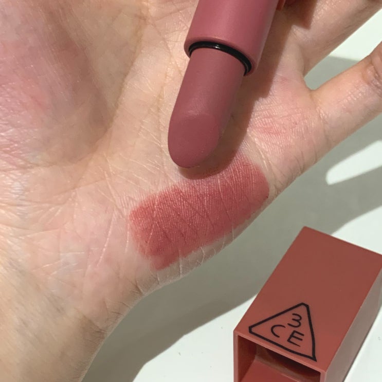 [웜톤 핑크 립스틱 추천 / 웜톤 3ce 립스틱 추천] 3CE 매트 립 컬러 #223 Mauve(모브) : 네이버 블로그