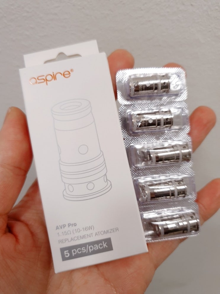아스파이어 avp pro 코일/avp pro 공팟 카트리지 여기서 구매해욧. : 네이버 블로그