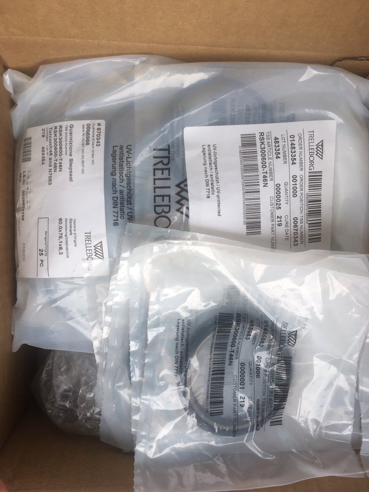 Trelleborg Forsheda Busak+Shamban Polypac 씰 Seal 패킹 Packing 브이링 V-Ring ...