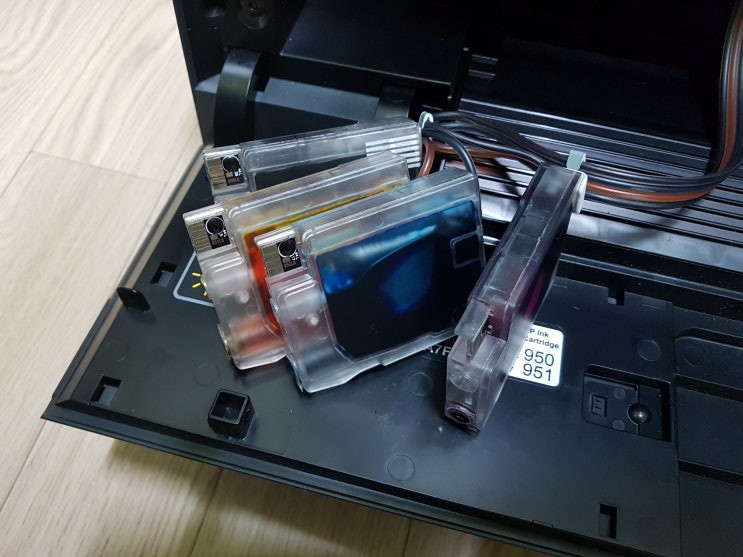 hp8640 카트리지 무한 칩 불량으로 프린터 출력되지 않습니다. - 프린텍울산 : 네이버 블로그