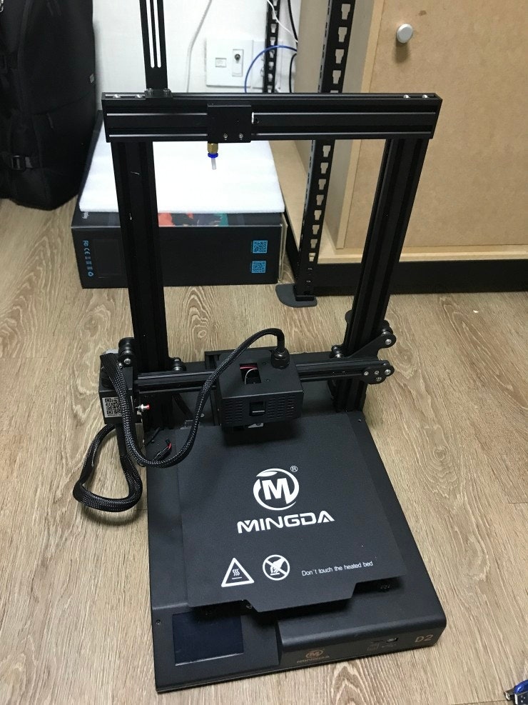 밍다 Mingda D2 3D 프린터 구매 조립 후기 및 테스트 출력 : 네이버 블로그