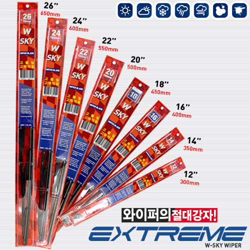 대원물산 익스트림 W-Sky Wiper, 400mm, 1개 : 네이버 블로그
