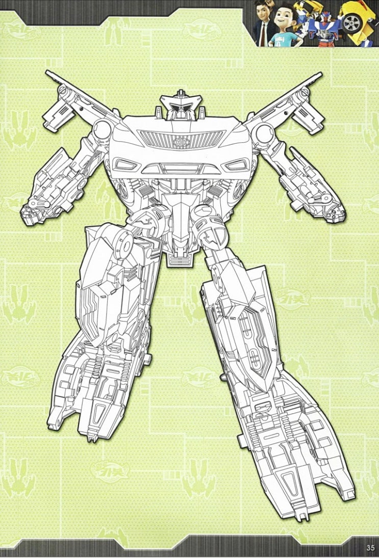 ° 헬로카봇 색칠공부 도안! : 네이버 블로그