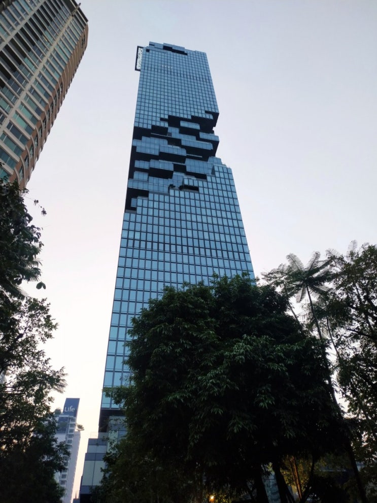 방콕 가장 높은 빌딩 킹파워 마하나콘 빌딩 현기증 나는 스카이워크 네이버 블로그