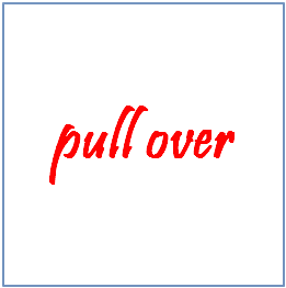 pull over 의미, 예문 : 네이버 블로그