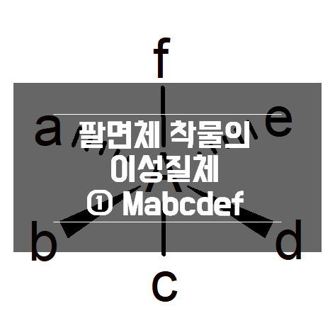 팔면체 착물의 이성질체 시리즈 ① - Mabcdef [무기화학] : 네이버 블로그