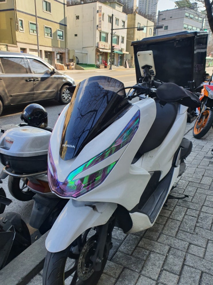pcx라이트필름pcx20년식기대중/더뉴pcx125/짤바이크 : 네이버 블로그