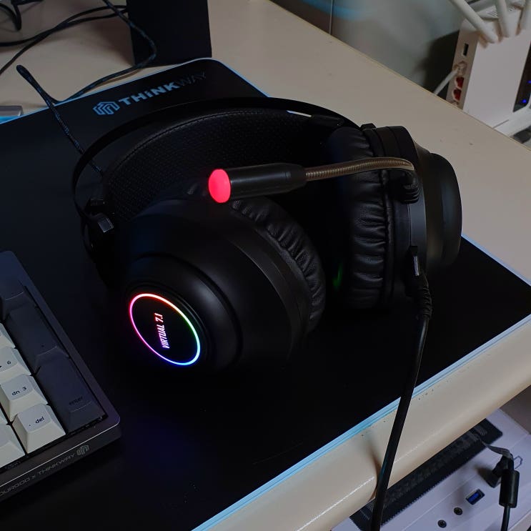 ABKO HACKER N550 ENC 가상 7.1 RGB 진동 노이즈 캔슬링 마이크 3D 초경량 헤드셋 리뷰 : 네이버 블로그