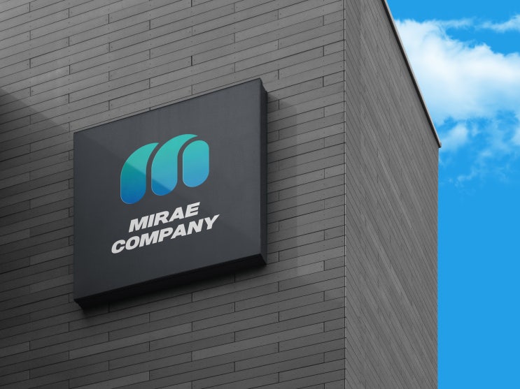 mirae company 로고 디자인, CI / 디오프 디자인 스튜디오 : 네이버 블로그