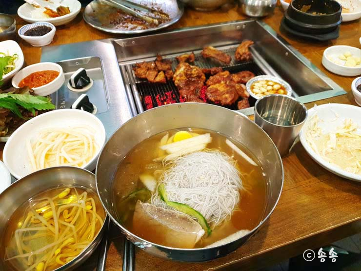 정릉 맛집 청수장 돼지갈비와 냉면 맛과 멋 둘 다 만족 네이버 블로그