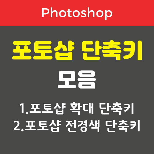 포토샵 확대 단축키전경색 단축키 제일 편하게 사용하는법 네이버 블로그
