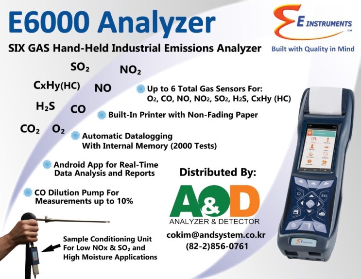 E6000 Portable Gas Analyzer : 네이버 블로그