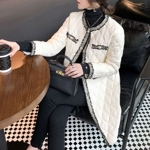 미야야 트위드 라인 퀼팅 누빔 자켓 : 네이버 블로그