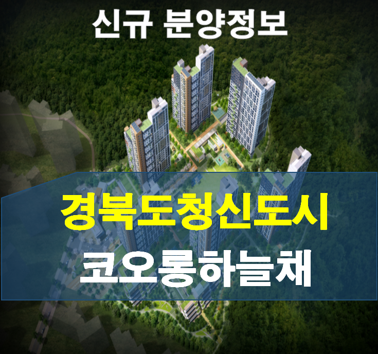 경북도청 코오롱하늘채 10년 공공임대 주택 분양 소식보기 네이버 블로그