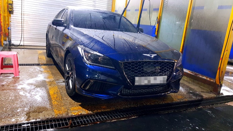Mcar G80 스포츠 관리일기 길들이기 종료 세차 네비게이션 오류 네이버 블로그