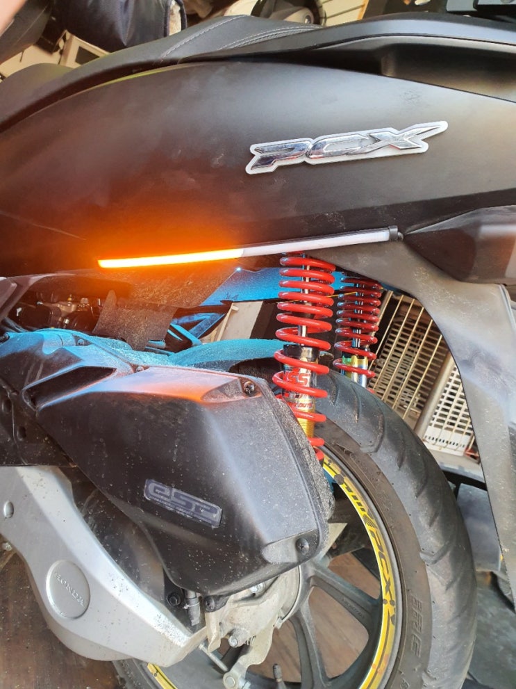 혼다 pcx125 19년식/pcx20/pcx led작업/짤바이크 : 네이버 블로그