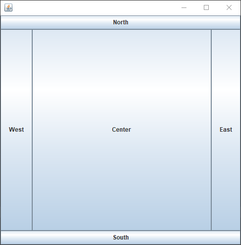 [JAVA] 배치관리자 BorderLayout : 네이버 블로그
