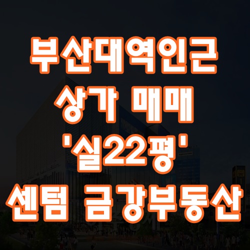 부산 금정구 장전동 상가매매부산대역인근 실18평 부산대학교 대학가 1만세대이상 아파트상권이 함께 공존하는 부산대역인근 상가