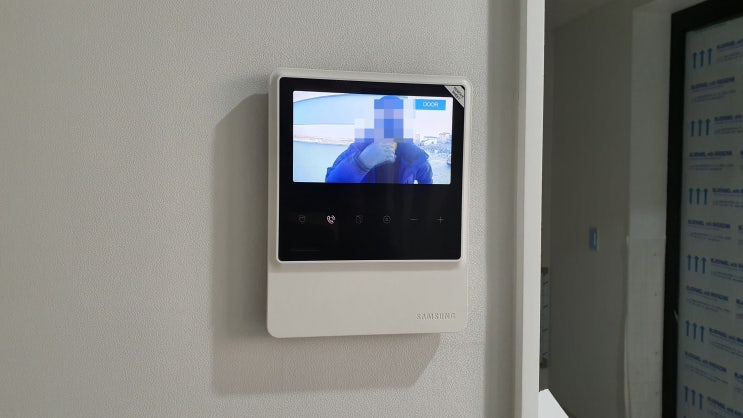 삼성비디오폰 신모델 SHT-3727 청주 옥산면 소로리 전원주택에 2대 설치 : 네이버 블로그
